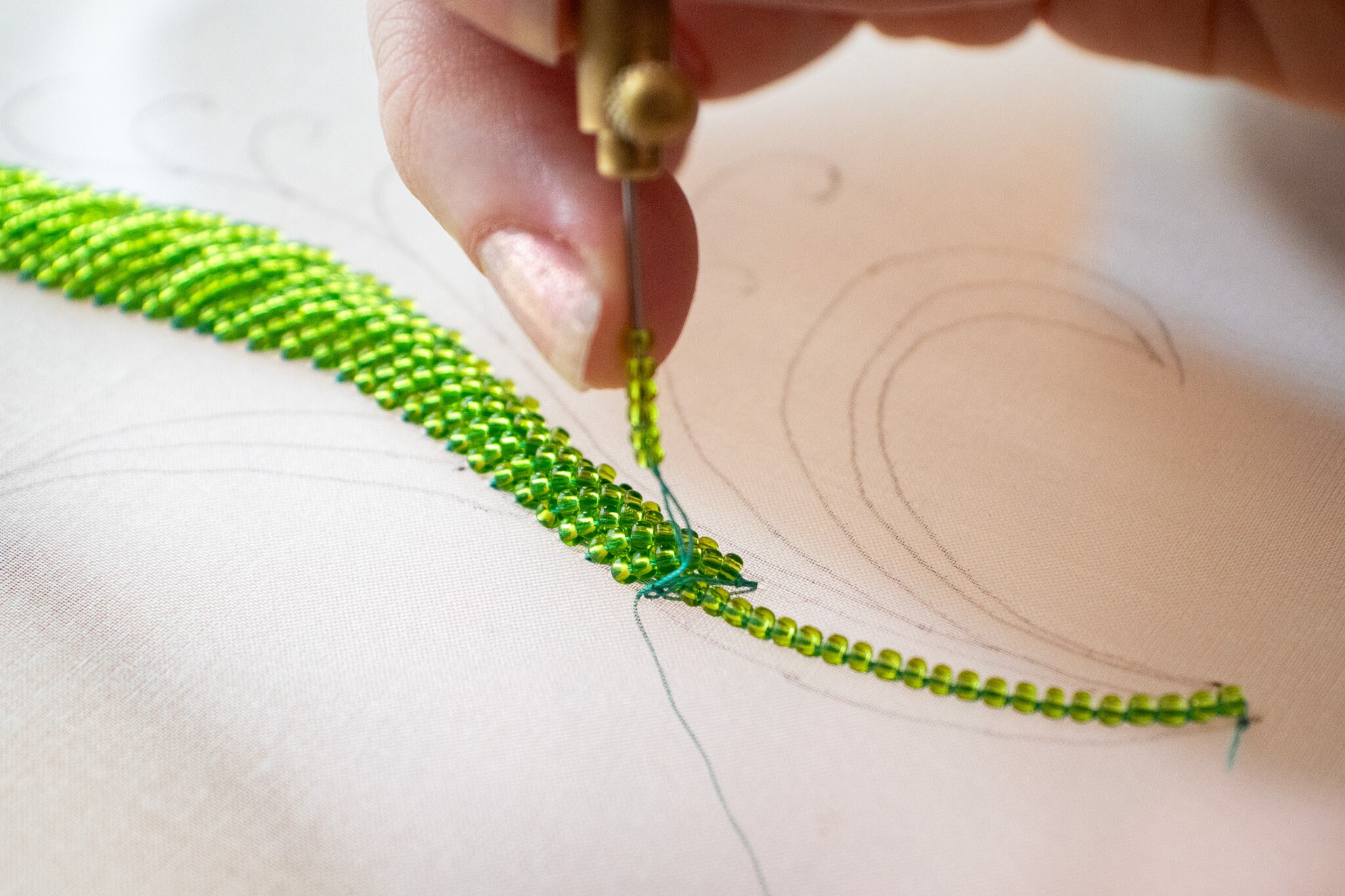 Design 04 - Lily of the Valley - Tambour Embroidery Pattern - Beginner ...