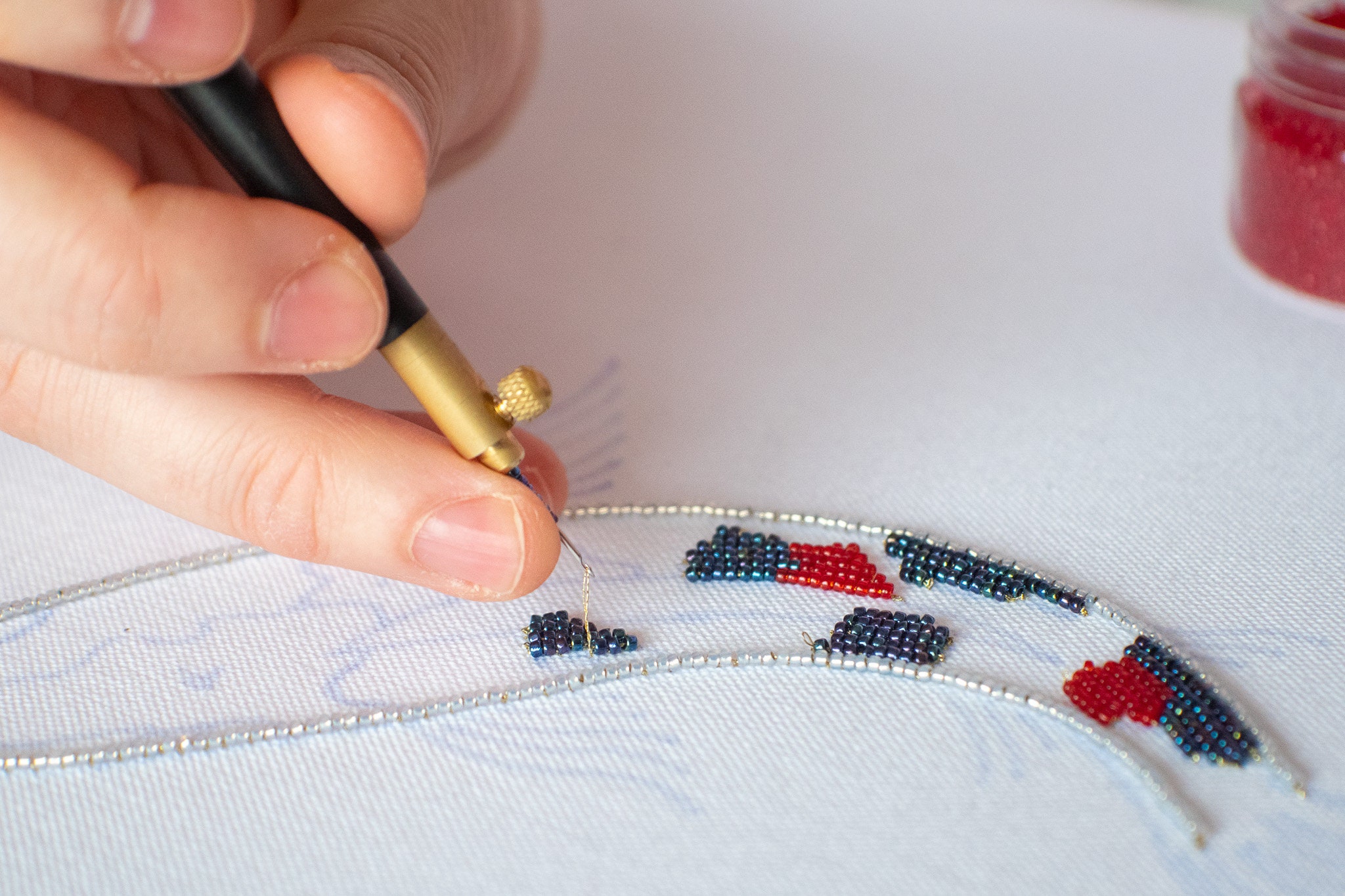 Design 03 - Tambour Embroidery Pattern - Koi Fish - Beginner Level. - Etsy