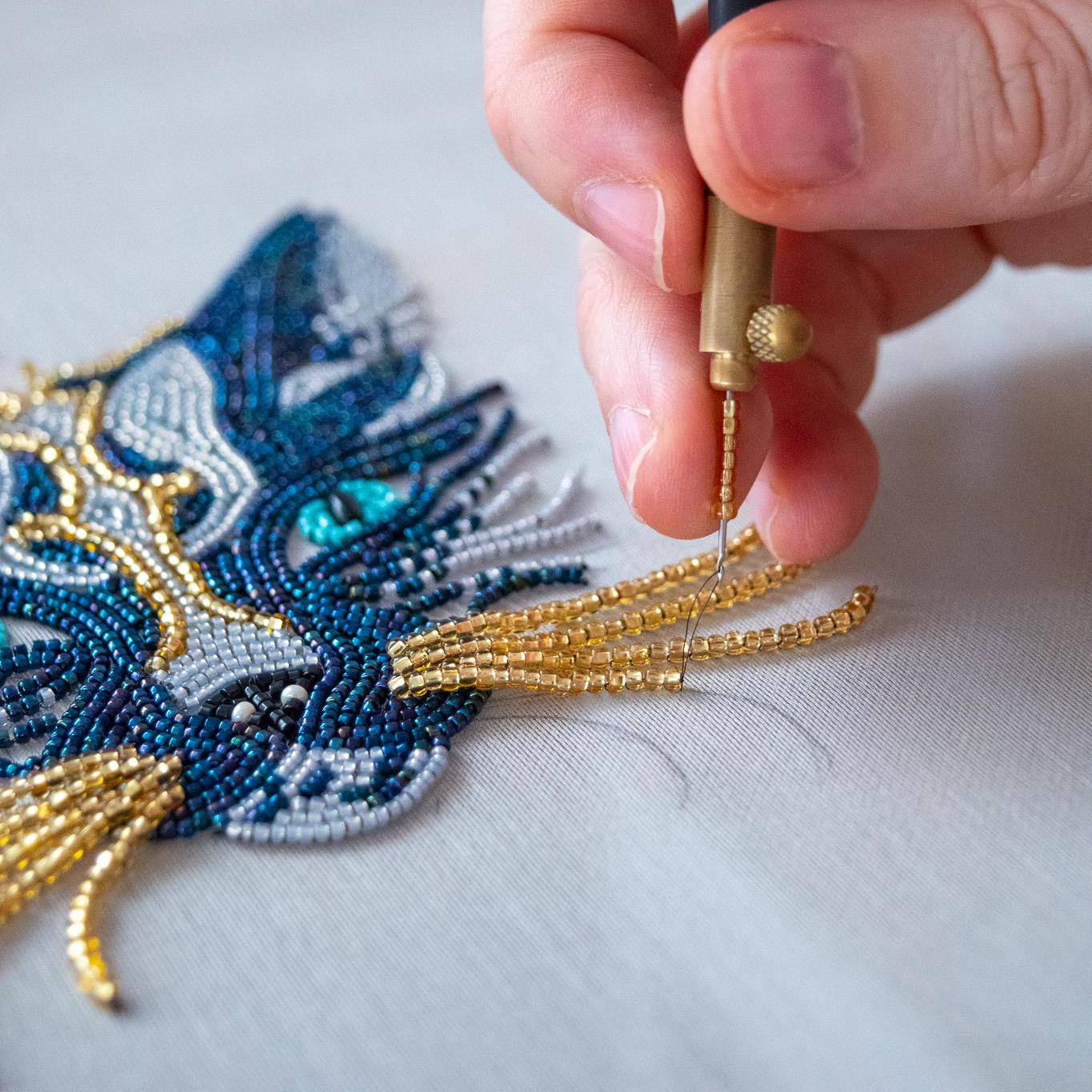 Design 05 - Tambour Embroidery Pattern - Cat - Beginner Level. - Etsy