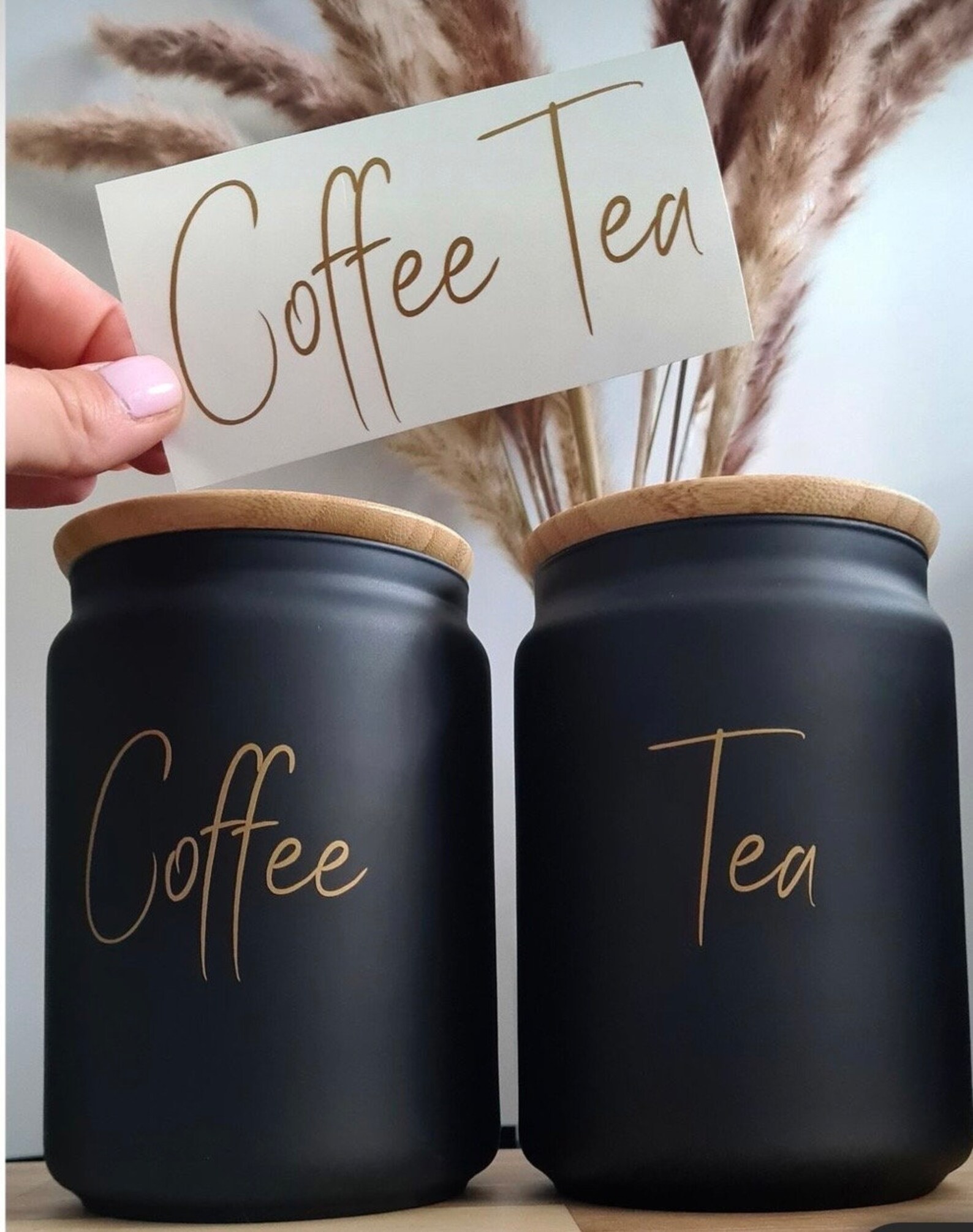 Personalised Vinyl Stickers & Labels – Custom Name Decals, Choose Size ...