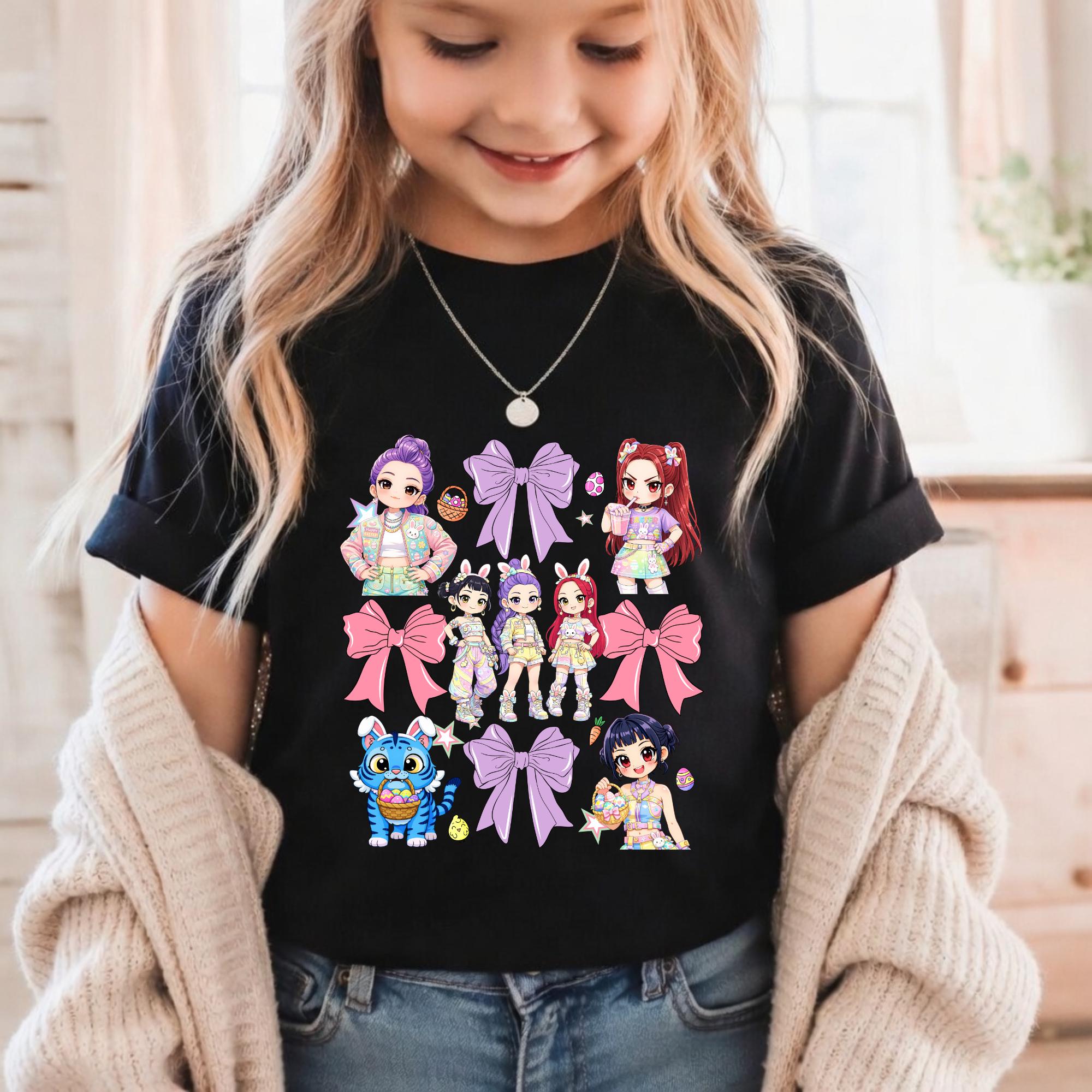Kids Huntrix PNG, Kpop Hunter, Demon, Rumi Mira Zoey, Chibi Anime ...