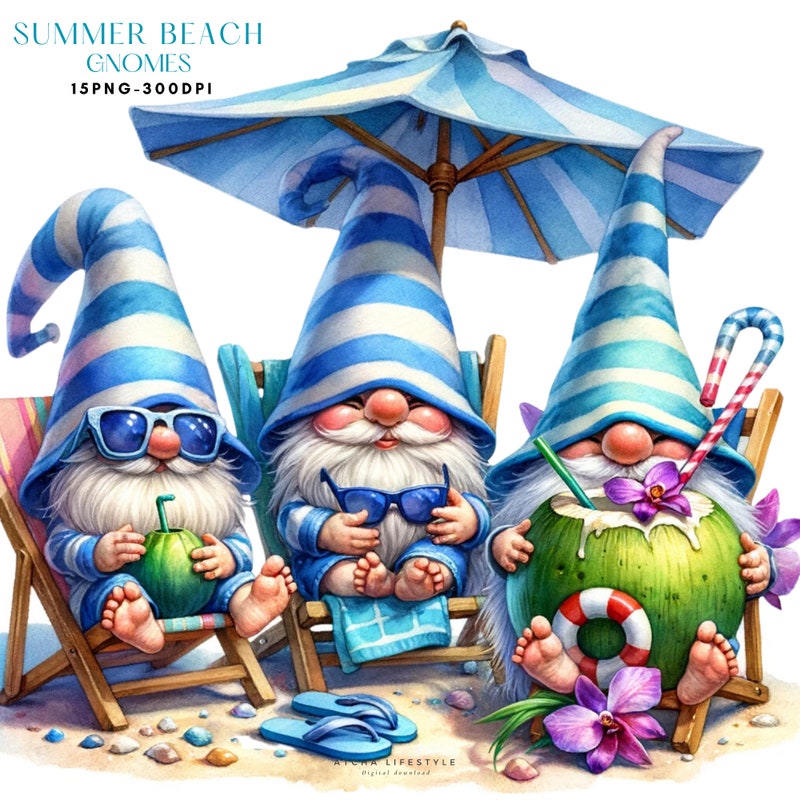 Beach Gnomes - Etsy