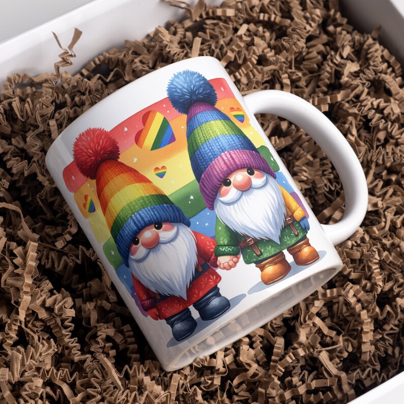 Pride Month Gnome Watercolor Clipart, LGBTQ Gnome PNG, Gnome Clipart ...