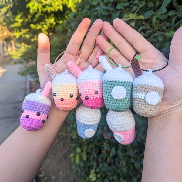 Boba Tea Keychain - Etsy
