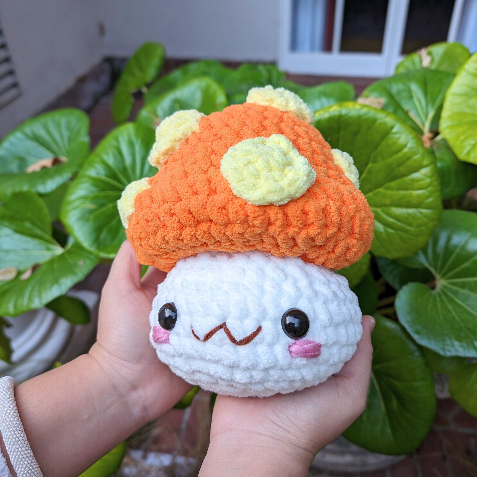 Mushroom Maplestory Crocheted Plush | Stuffed Toy | Video Game Plush ...