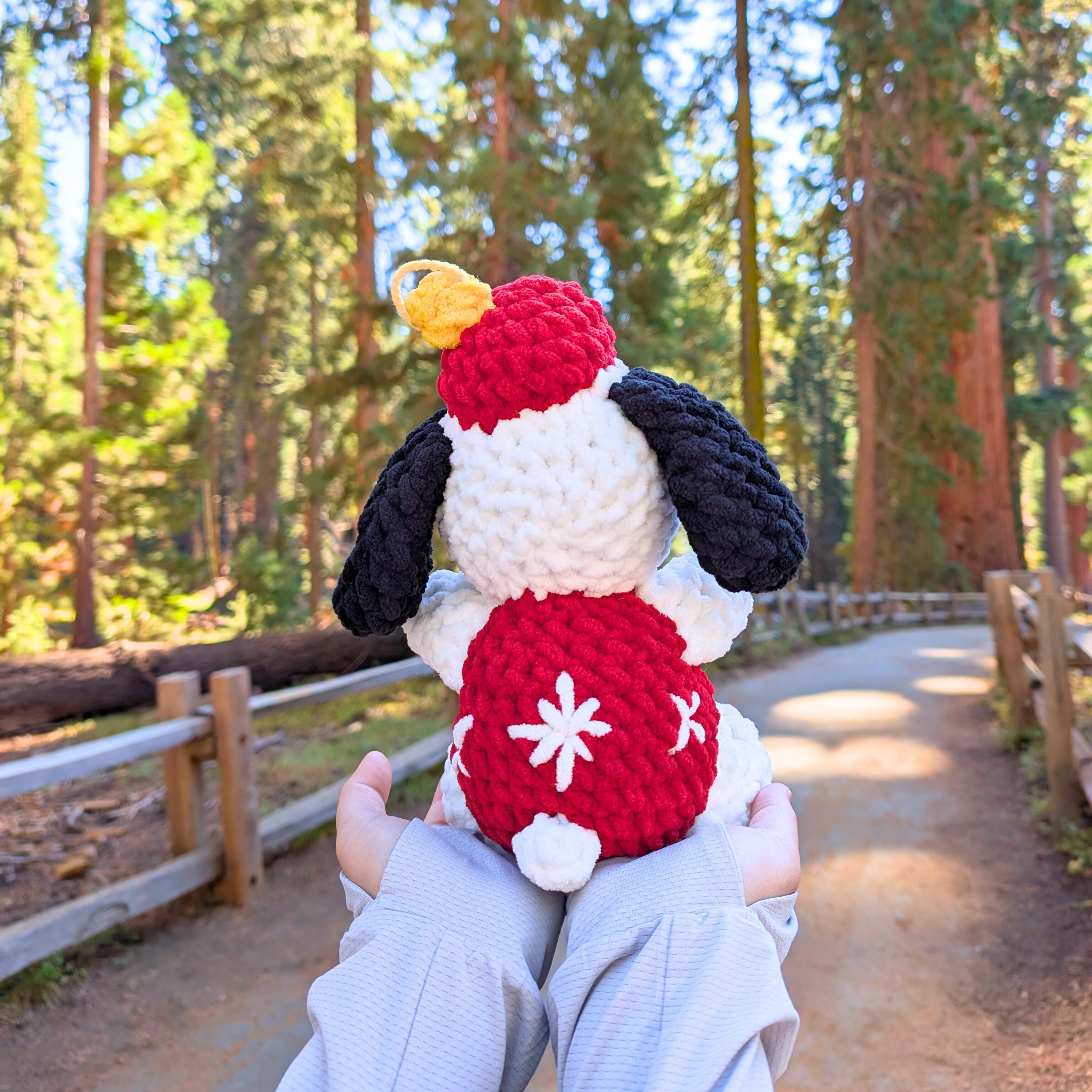 Snoop Christmas Ornament Crocheted Plush | Kid Friendly Winter Stuffed ...