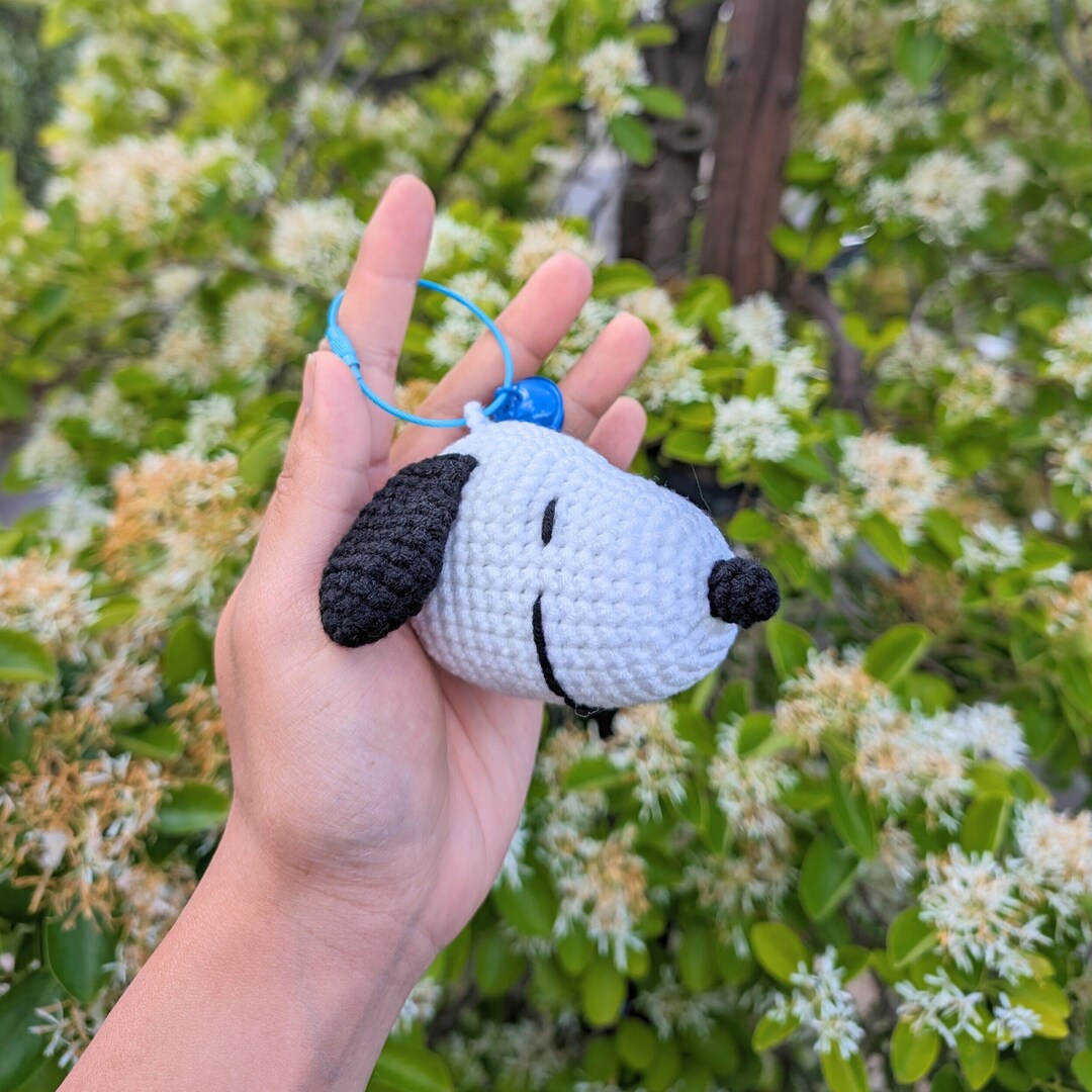 Snoopyy Crocheted Plush Keychain Cartoon Stuffed Animal Peanuts ...