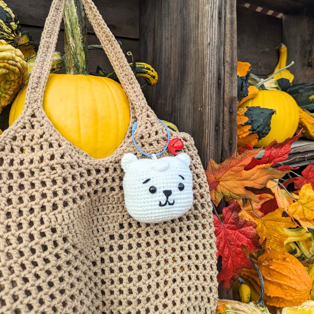 Alpaca Crocheted Plush Keychain BTS Kpop Animal Plush Rearview Mirror ...