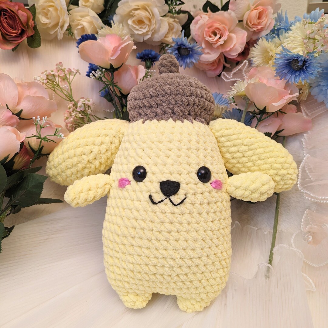 Pompurin Crocheted Plush Japanese Anime Characters Plushies Amigurumi ...