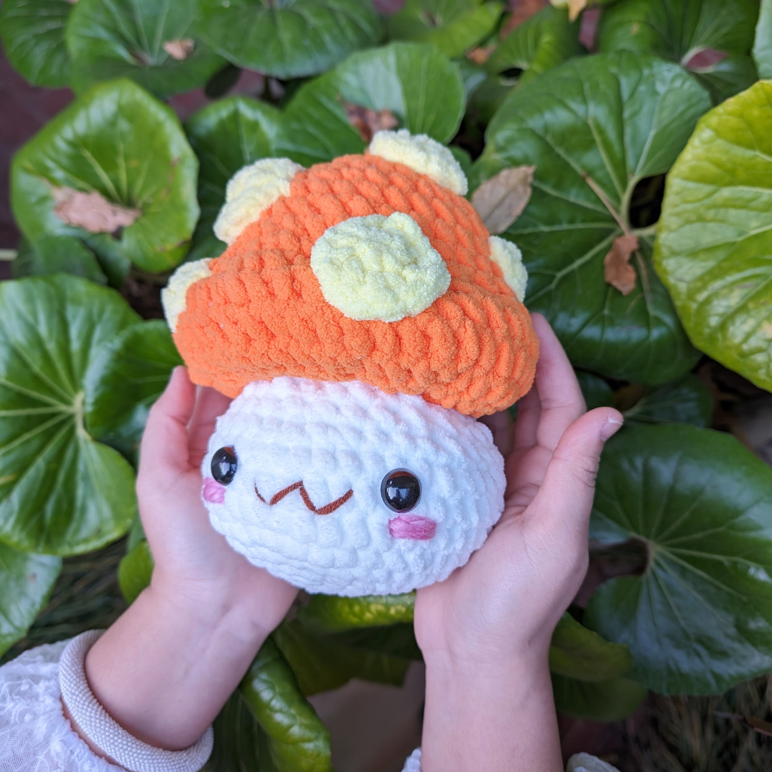 Mushroom Maplestory Crocheted Plush | Stuffed Toy | Video Game Plush ...