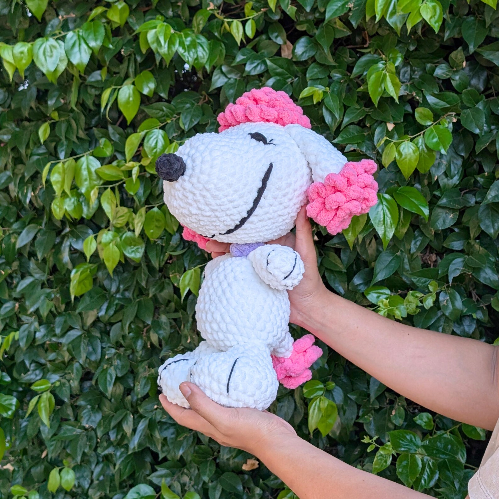 Fifi Poodle Snoop Girlfriend Crocheted Plush | Kid Friendly Animal ...