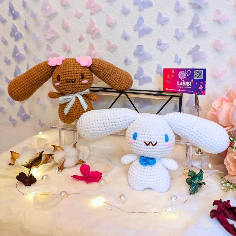 Cinnamon Roll Crocheted Plushie, Mocha Plushie, Cinna Roll, Small Size ...