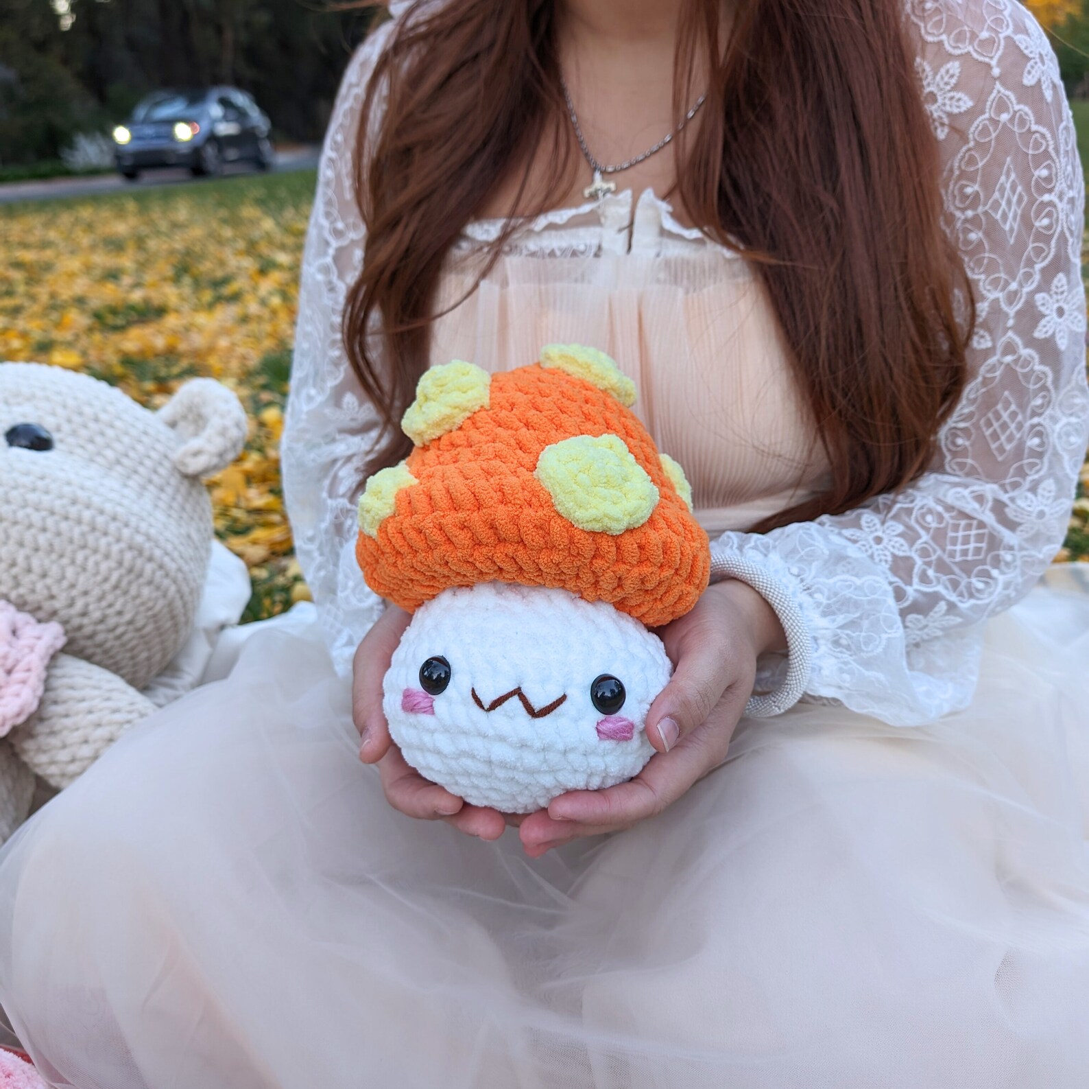 Mushroom Maplestory Crocheted Plush | Stuffed Toy | Video Game Plush ...