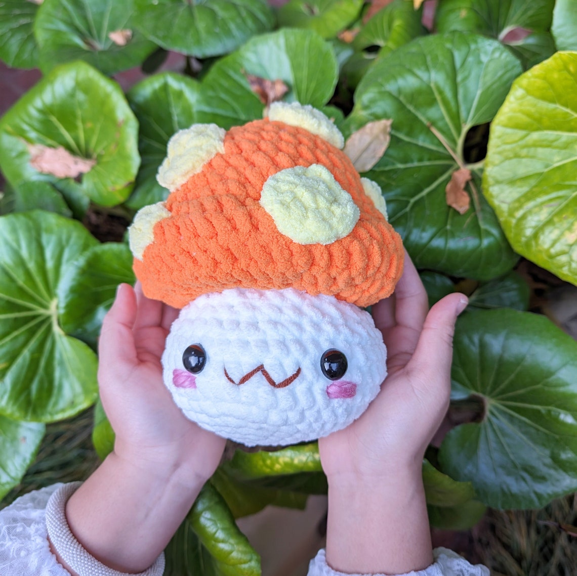 Mushroom Maplestory Crocheted Plush | Stuffed Toy | Video Game Plush ...