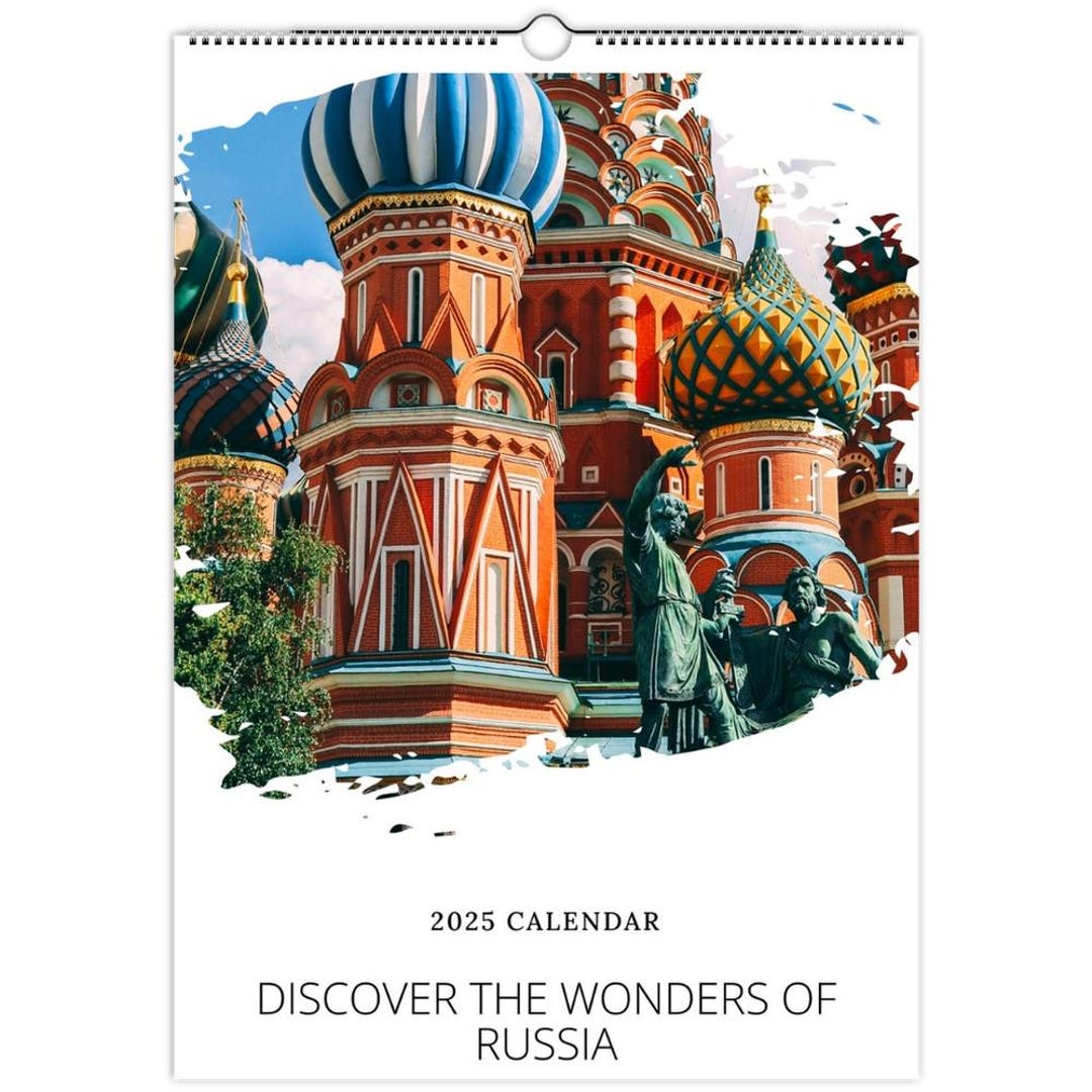 Amazing Russia 2025 Wall Calendar – Discover Iconic Landmarks Stunning ...