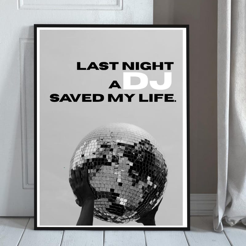 House Music Print - Etsy UK