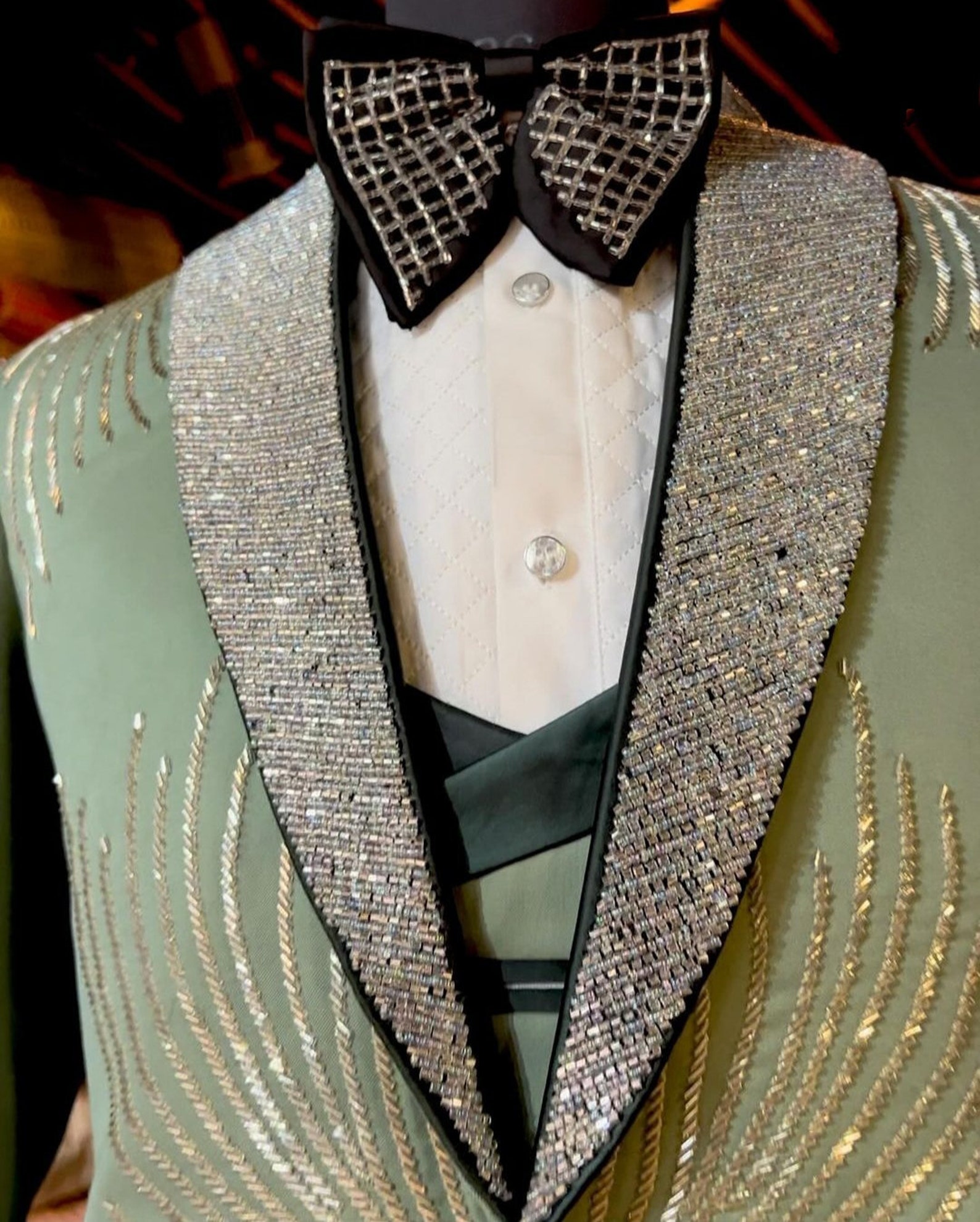 Men's Pesta Colour Handmade Blazer - Hand Embellishment Blazer ...