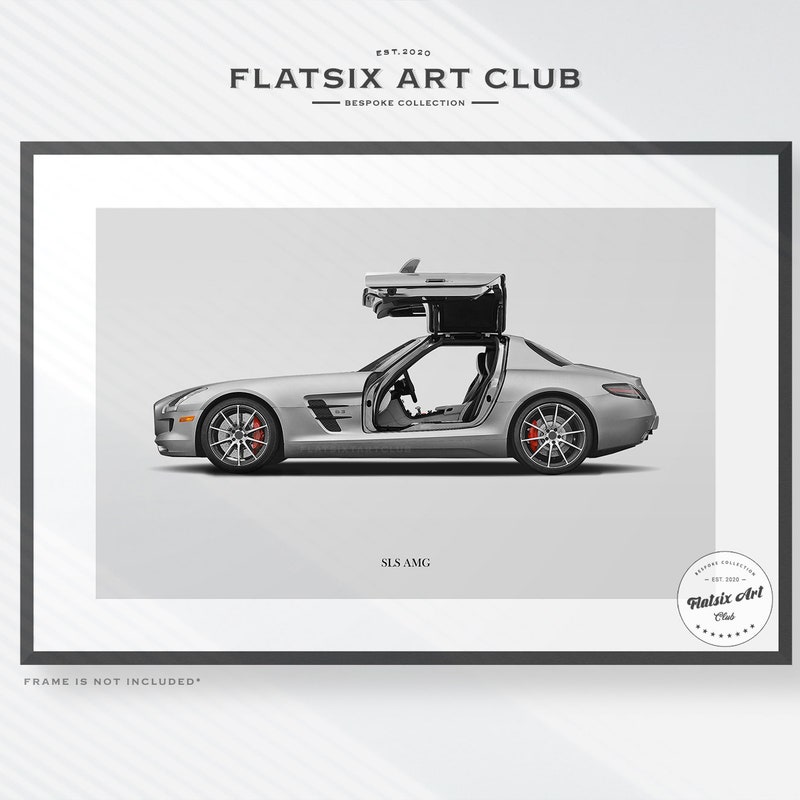 Framed Amg Car Print - Etsy
