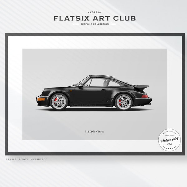 Porsche 964 Wall Art - Etsy