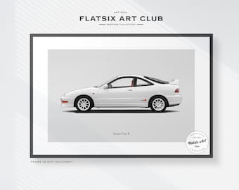 Honda Integra Type-r DC2 Poster Print Wall Art Car Photography - Etsy