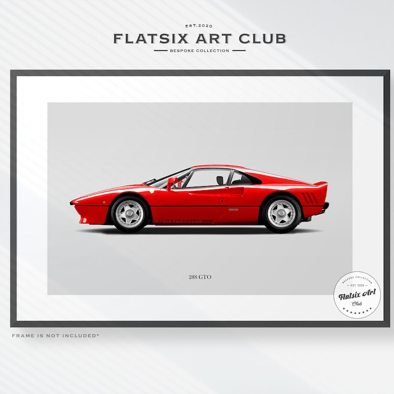 Ferrari 288 Gto Poster - Etsy
