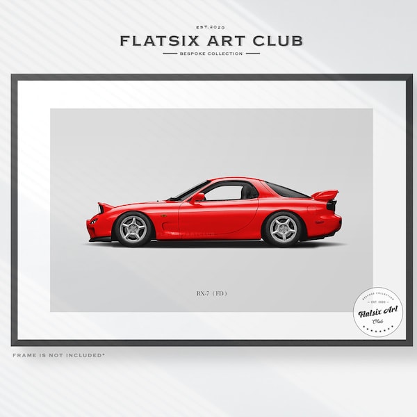 Mazda Rx7 Poster - Etsy