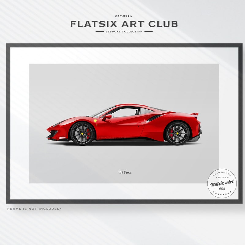 Ferrari Yellow Model - Etsy