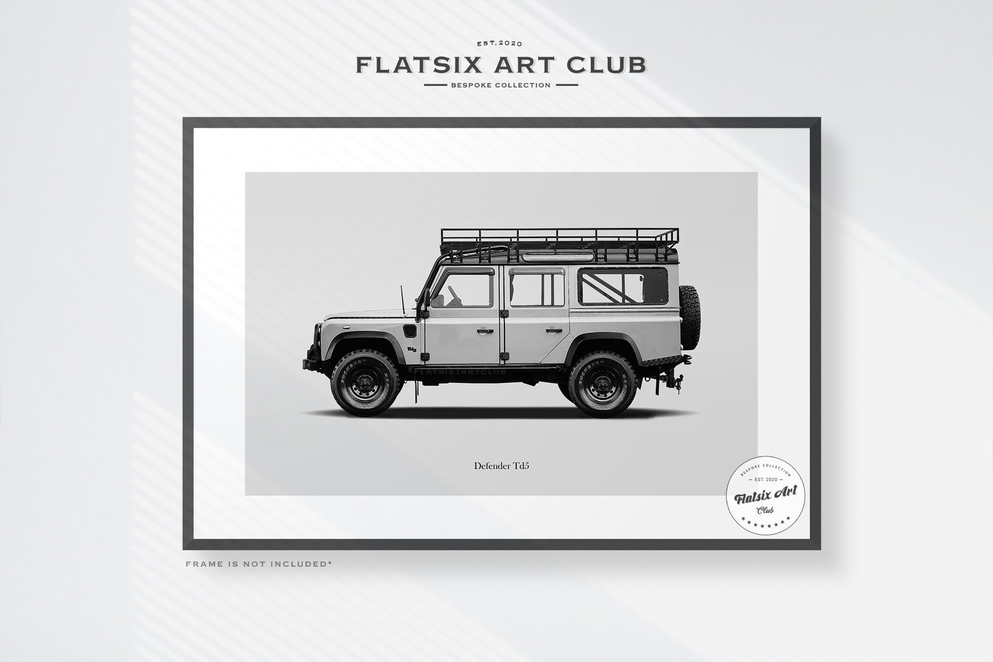 Land Rover Defender Sketched Wall Art Multi-colour - Etsy