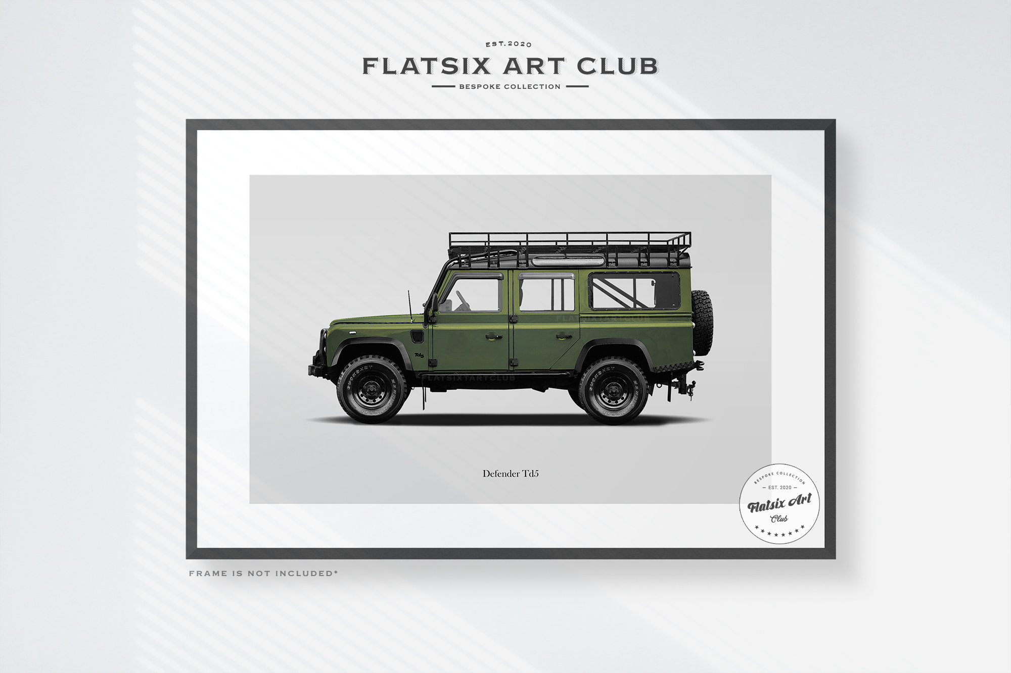 Land Rover Defender Sketched Wall Art Multi-colour - Etsy