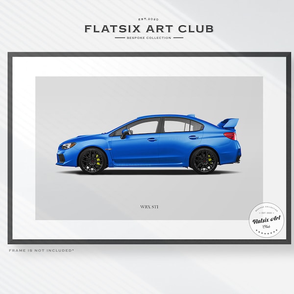 Subaru Wrx Wall Art - Etsy