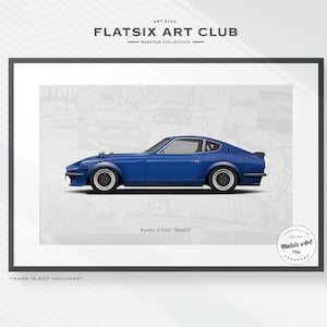 Nissan Fairlady Z S30Z "devil Z" Wangan Midnight Sketched Wall Art - Etsy
