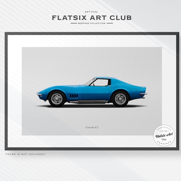 Corvette Wall Art - Etsy