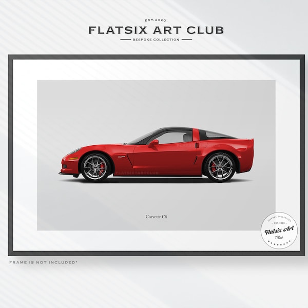 C6 Corvette Poster - Etsy