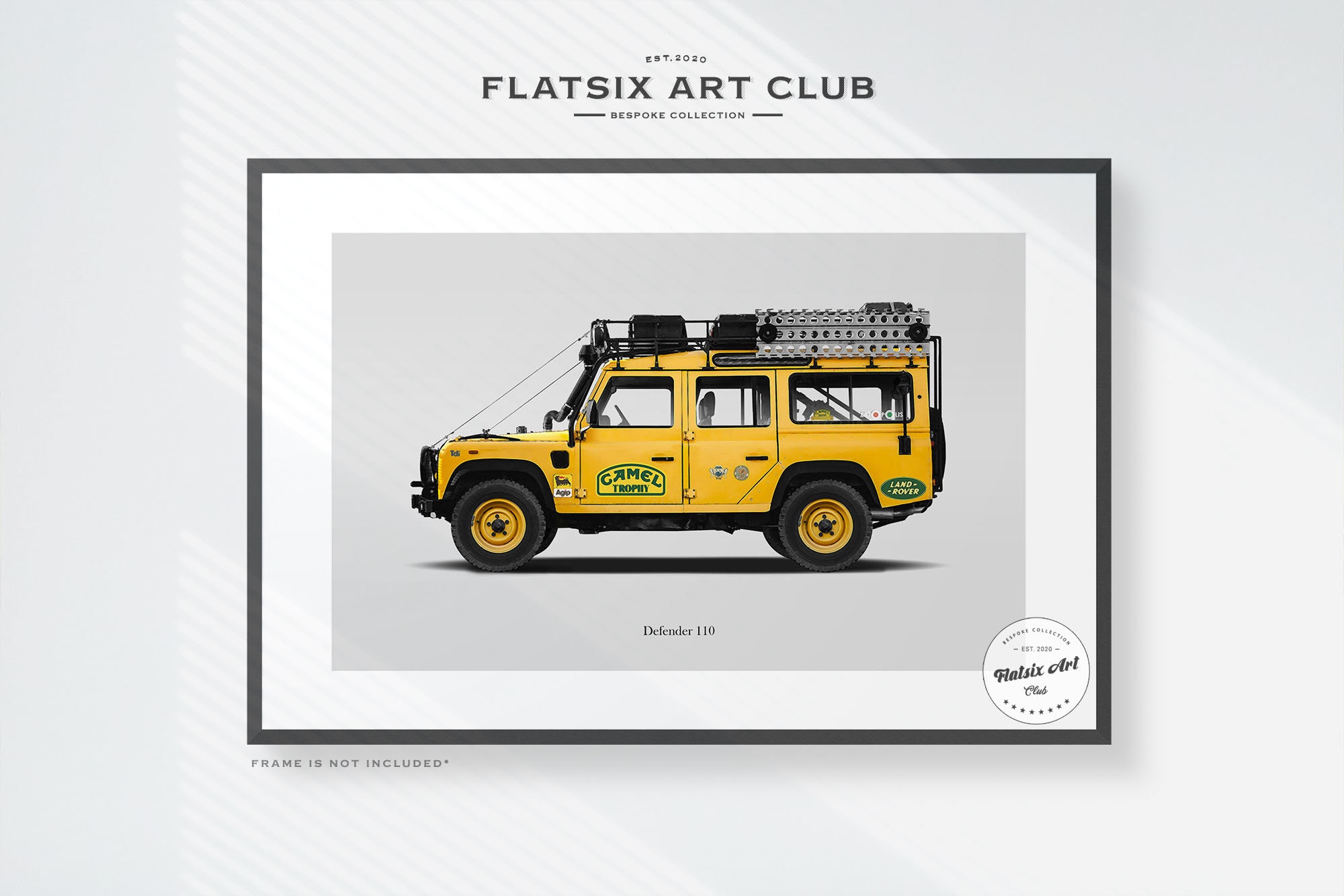 Land Rover Defender Camel Trophy Sketched Wall Art - Etsy