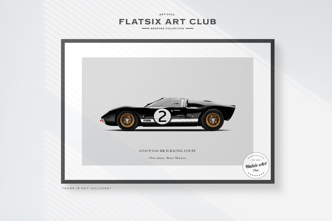 Ford GT40 Lemans 1966 Sketched Wall Art Multi-colour Automotive Art ... Ford GT40 Lemans 1966 Sketched Wall Art Multi-colour Automotive Art ...