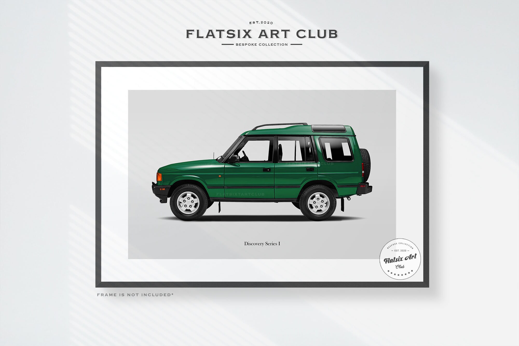 Land Rover Discovery Series I Sketched Wall Art Multi-colour - Etsy