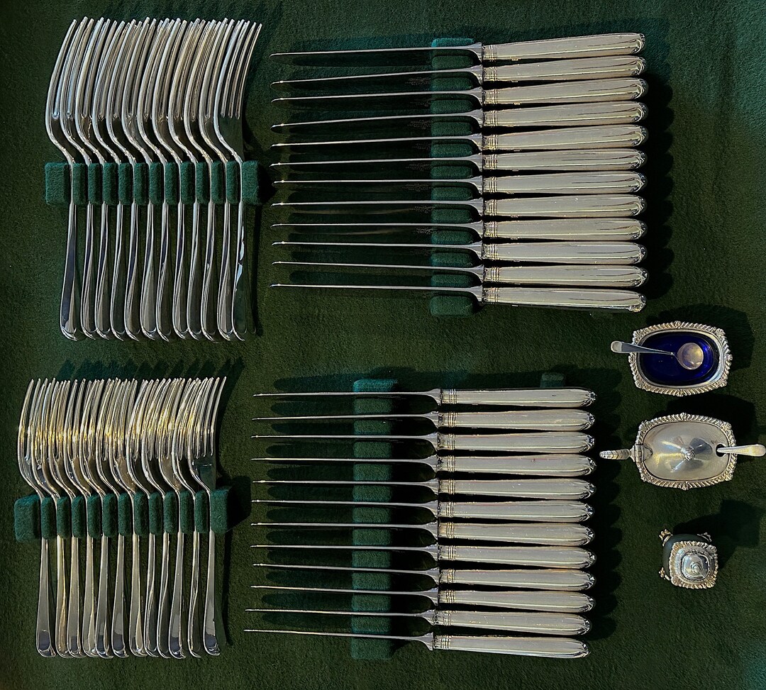 Bespoke Vintage Sterling Silver Flatware - Etsy