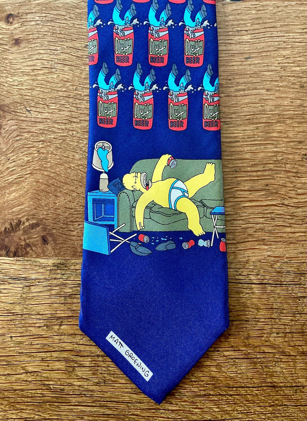 Vintage Simpsons Character Men’s Necktie - Etsy
