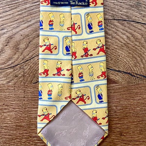 Funky Bart Simpson Character Mens Necktie - Etsy