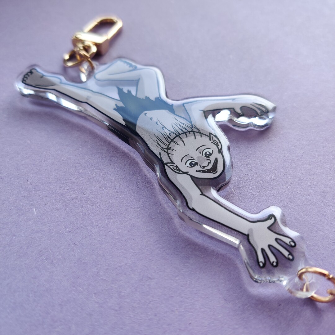 Gollum and the One Ring Connection Keychain - Etsy