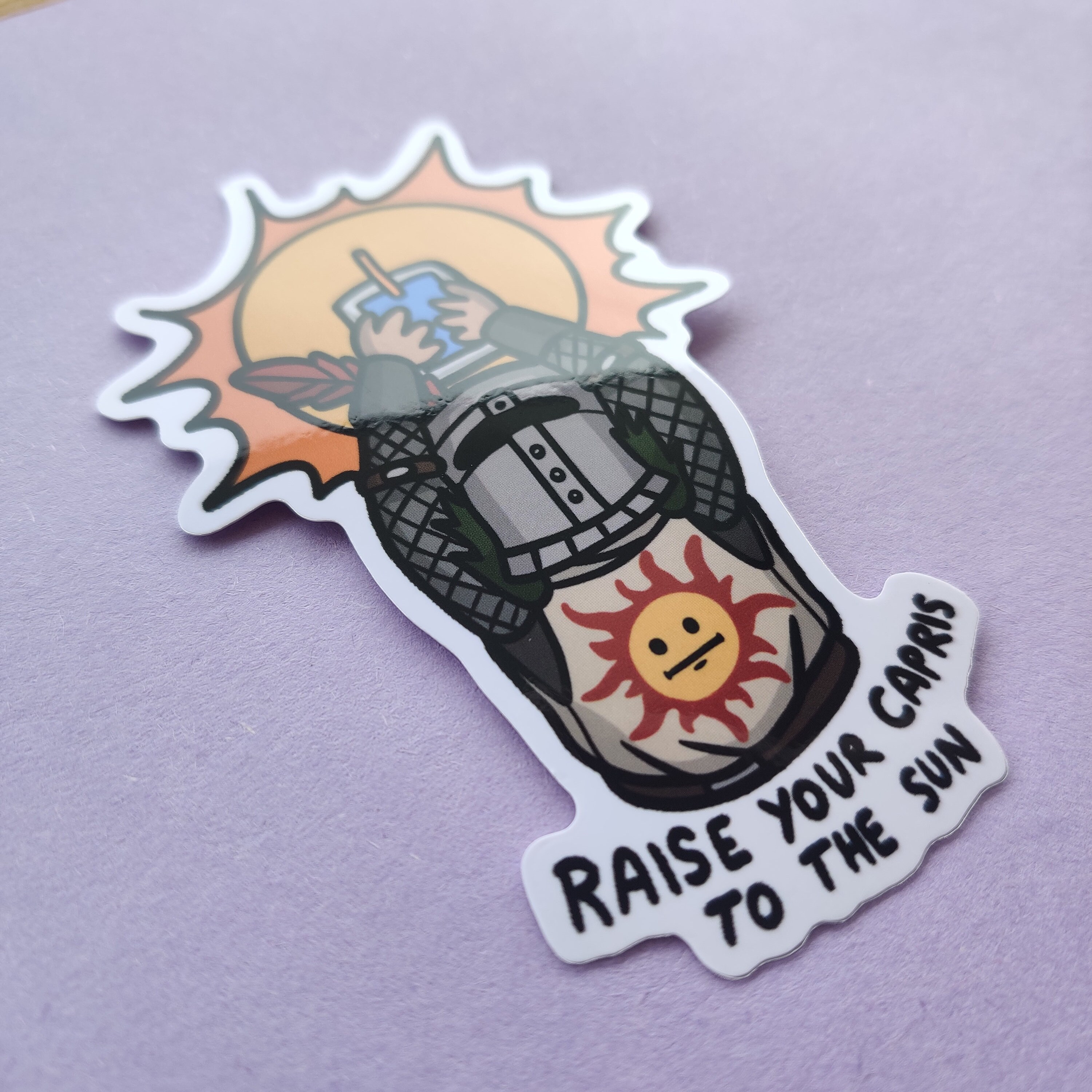 Dark Souls Capri Sun Sticker Vinyl Sticker Funny Sticker - Etsy