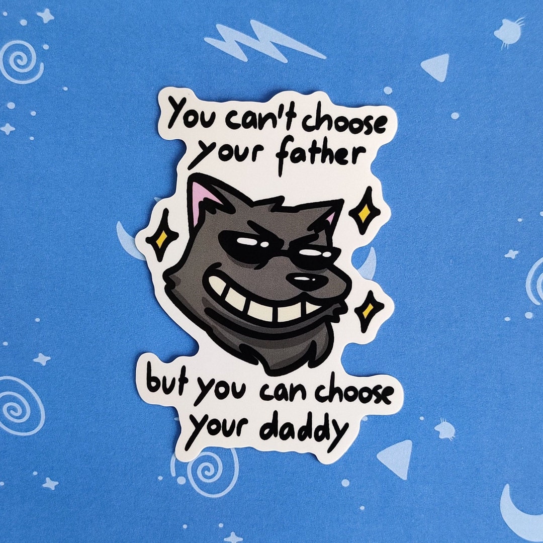 Daddy Dog Sticker Vinyl Sticker Funny Sticker - Etsy