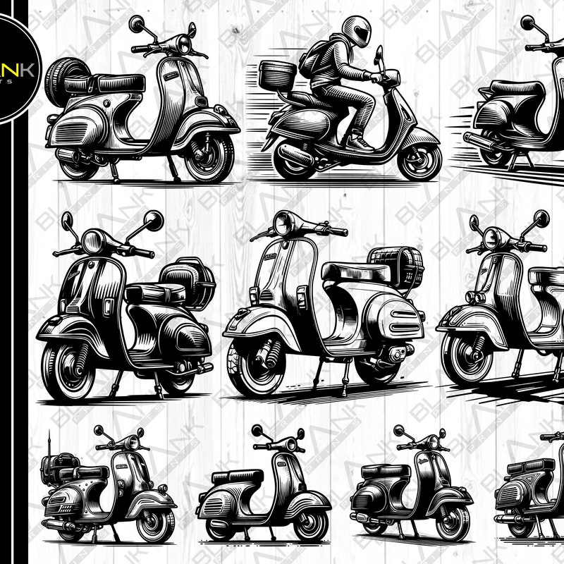 Scooter Decals - Etsy