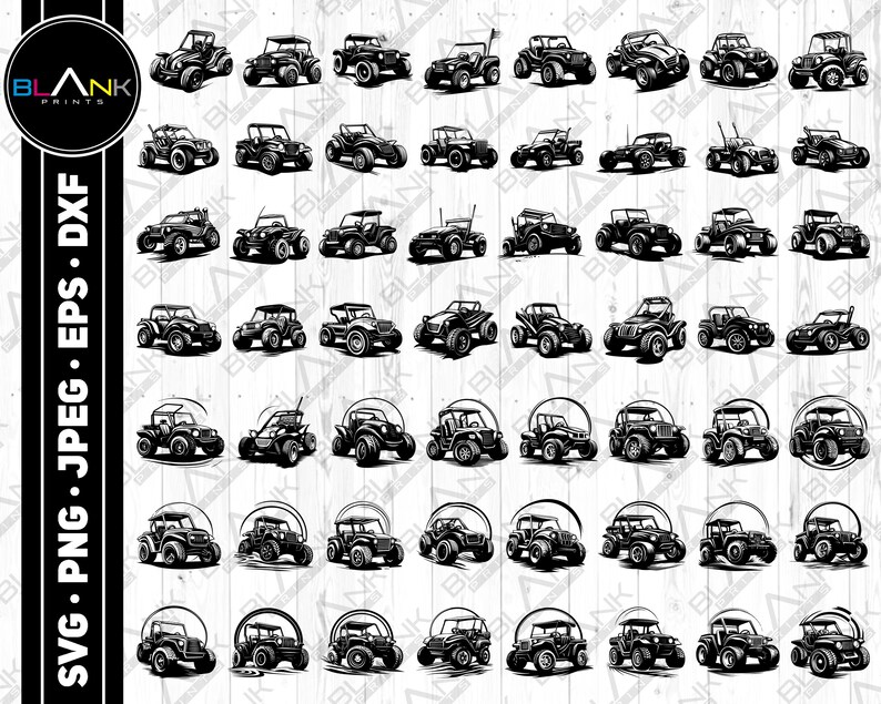 Dune Buggy Car Vector Bundle (svg, Png, Jpg, Eps, Dxf) Digital Download ...