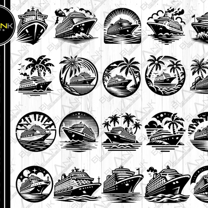 Cruise Ship Svg - Etsy