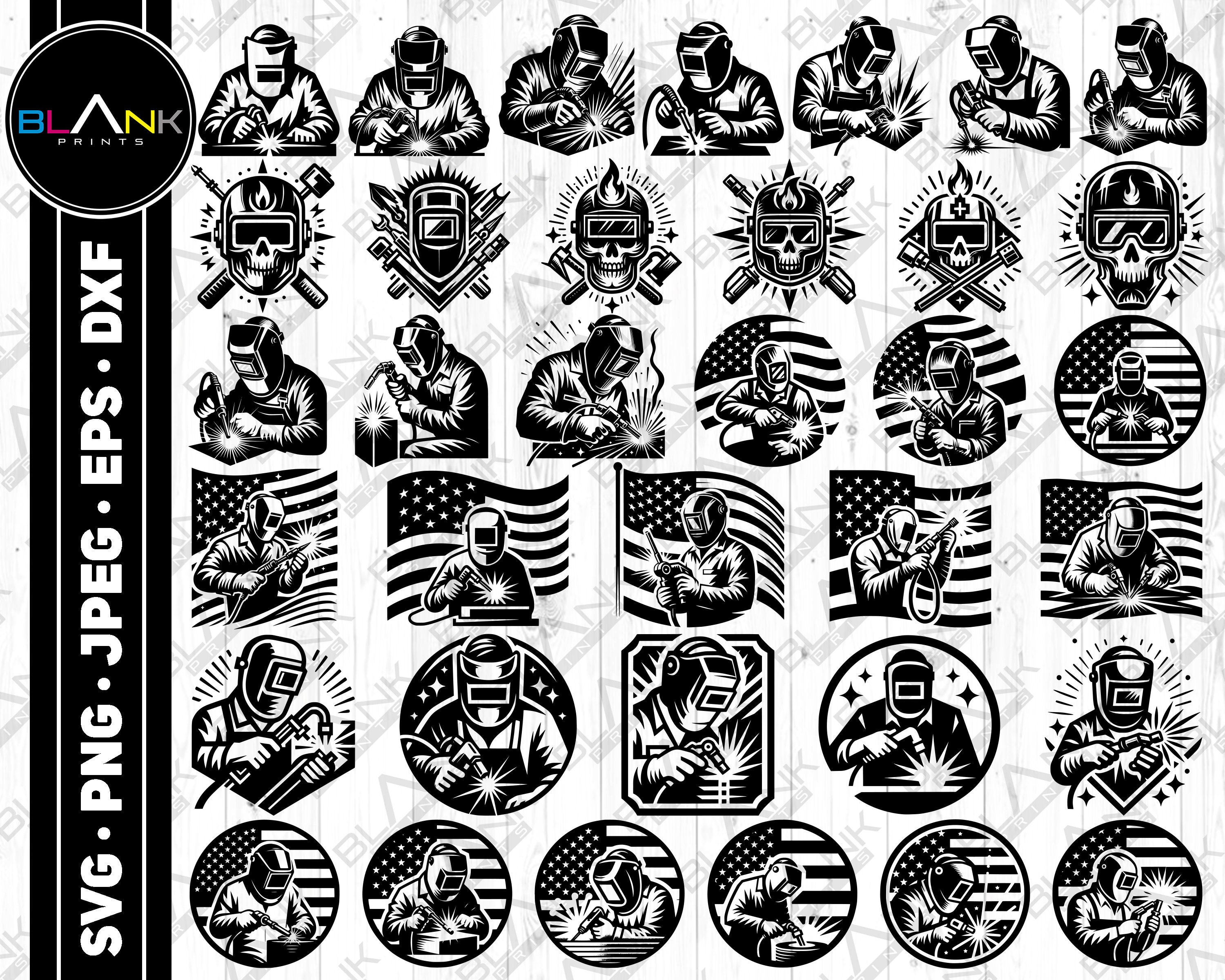 Welder Vector Bundle: USA Welding Designs (digital Download) - Etsy