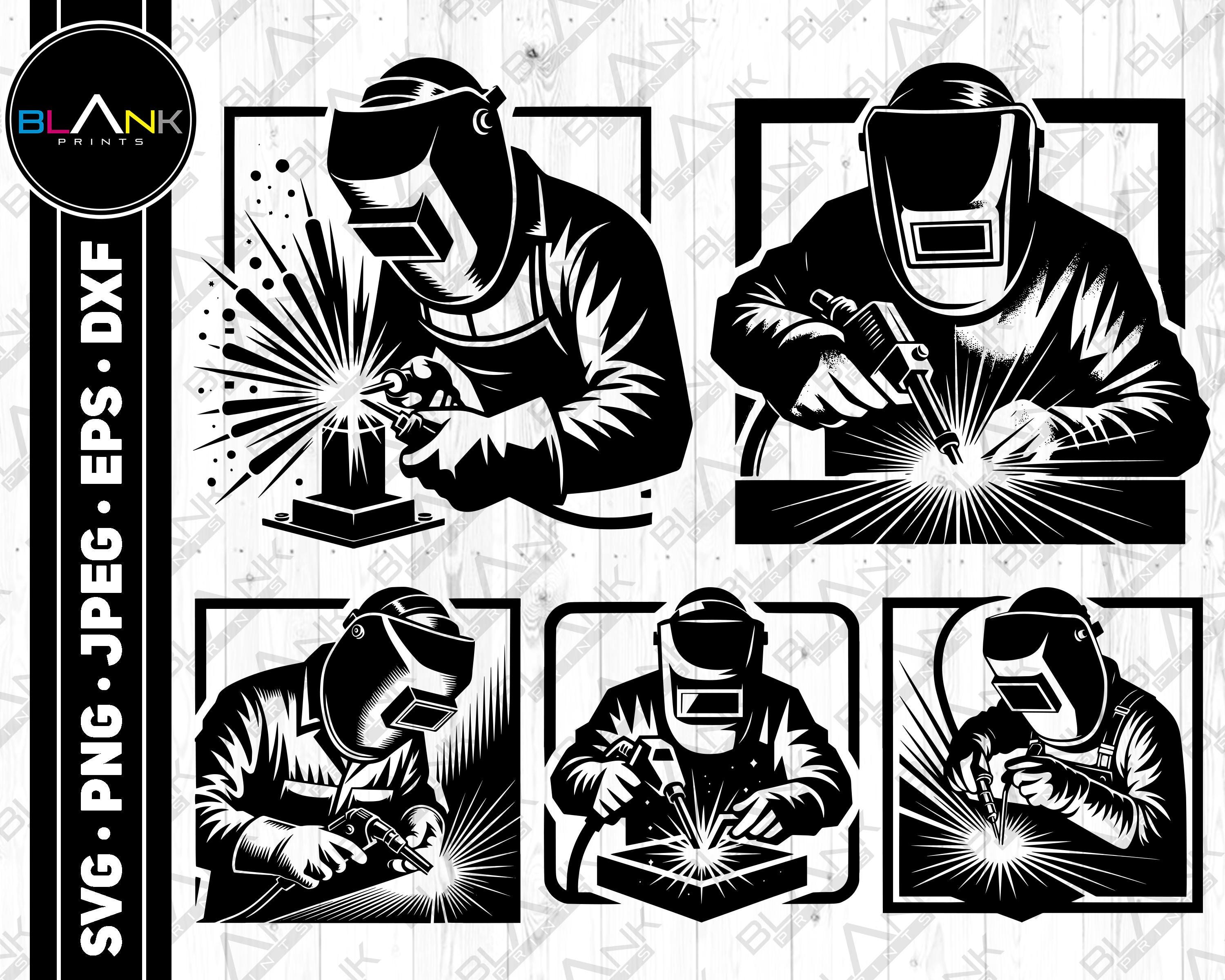 Welder Bundle Svg Png Jpg Eps Dxf Engrave Silhouette Clipart Cricut ...