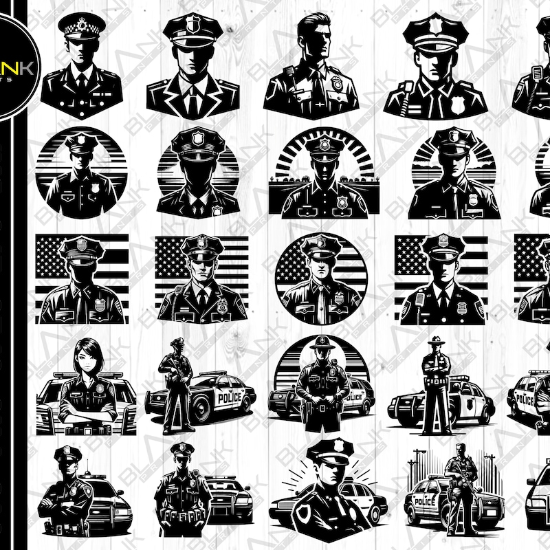 Police Officer Svg - Etsy