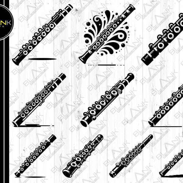 Flute Svg - Etsy