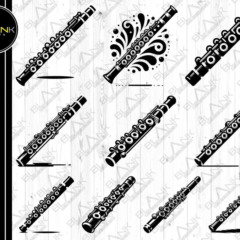 Flute Svg - Etsy